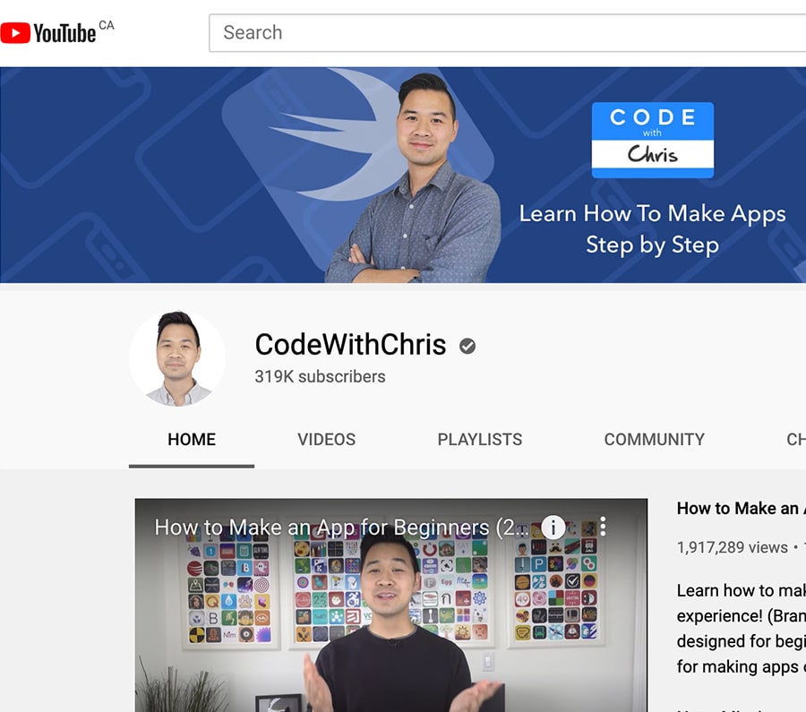CodeWithChris - The Leader in iOS Foundations Training