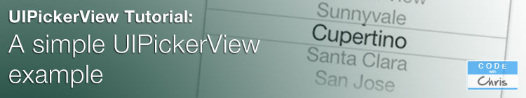 UIPickerView Example and Tutorial (Updated 2018) : CodeWithChris