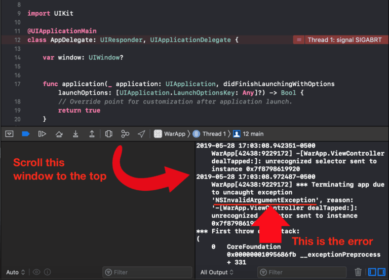 The Guide to Fixing Xcode Errors and Crashes : CodeWithChris