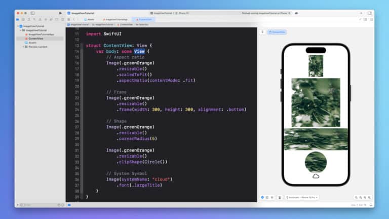 How To Use Swiftui Image 2024 Tutorial And Examples Codewithchris