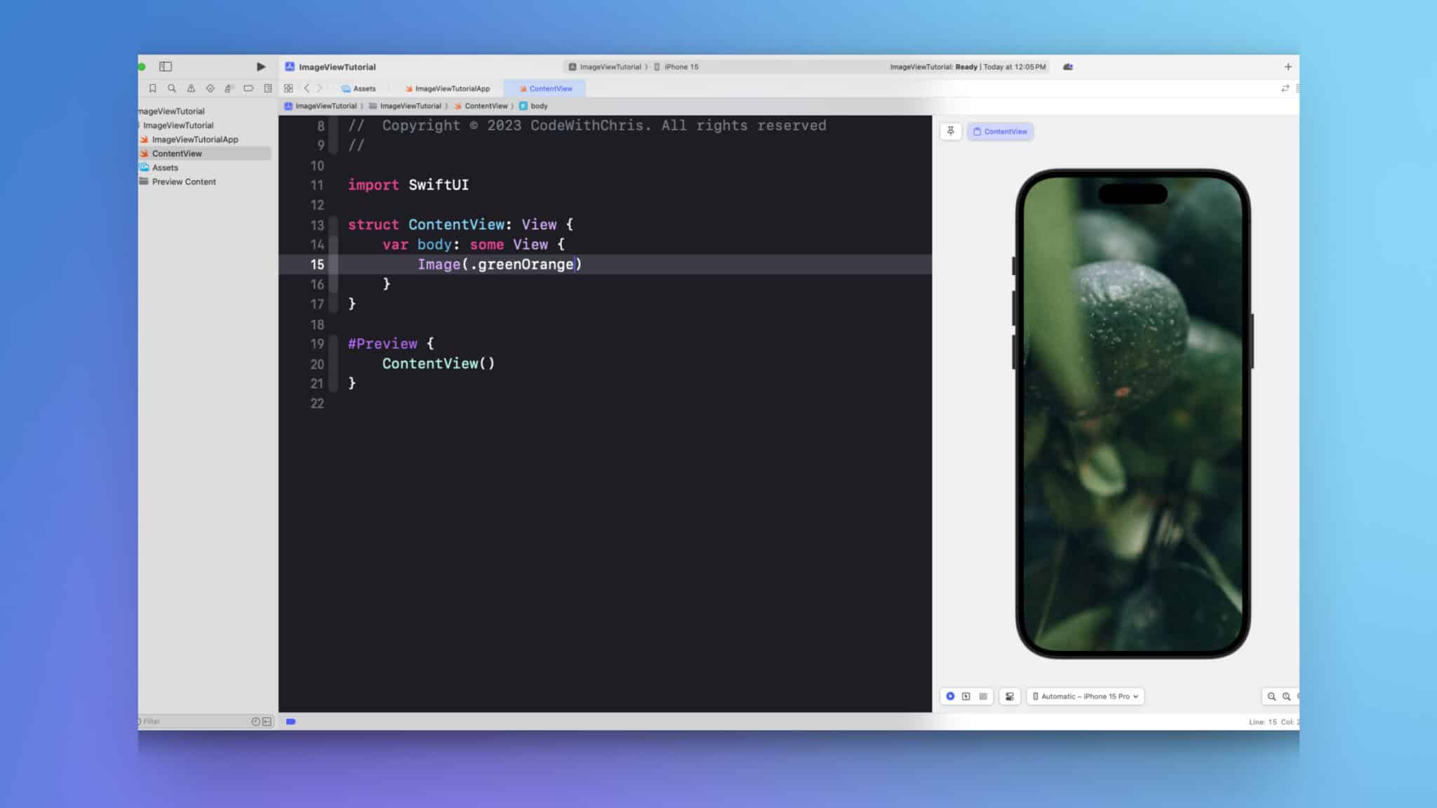 How To Use Swiftui Image 2024 Tutorial And Examples Codewithchris
