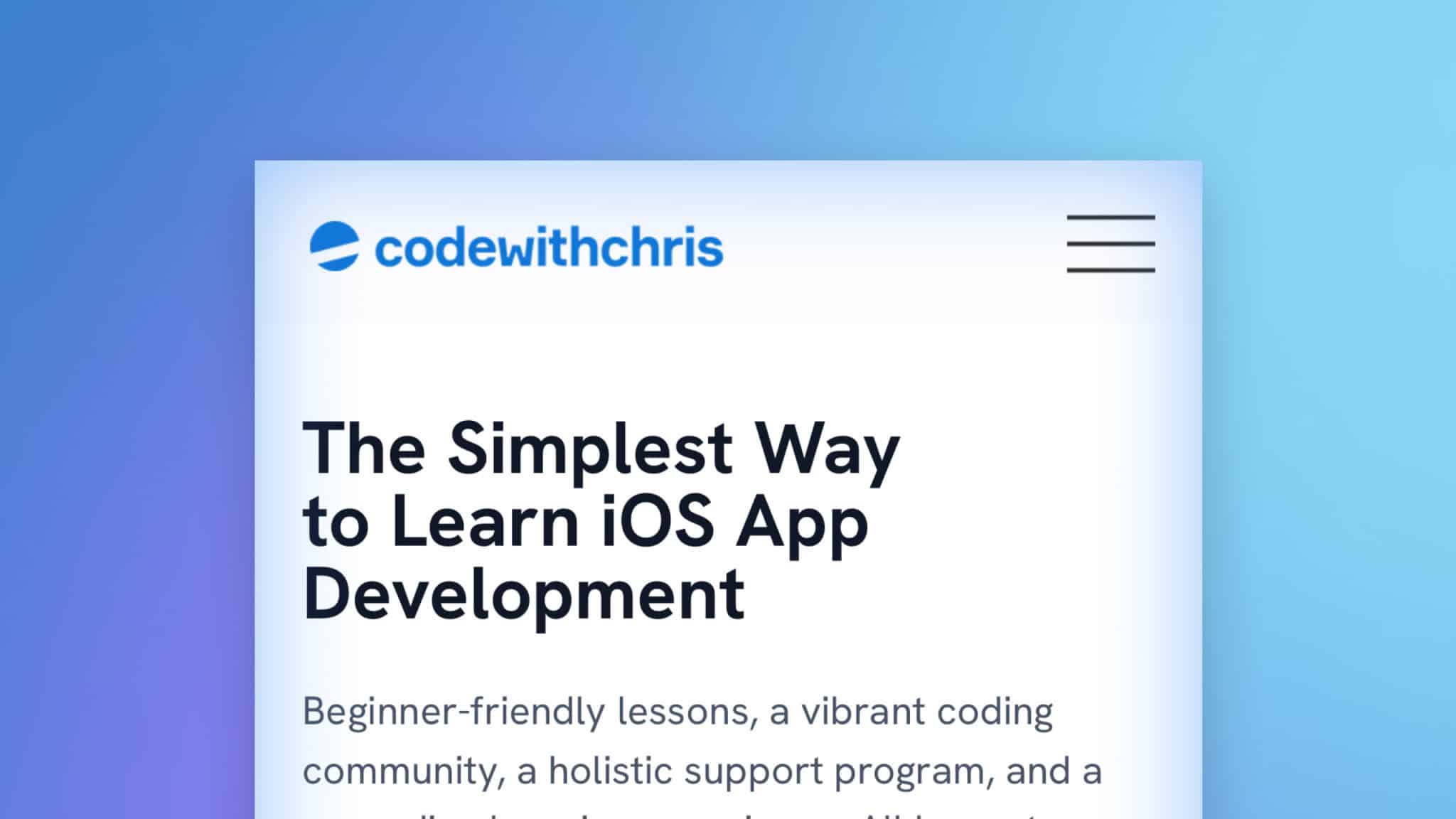 How to Embed WKWebView in SwiftUI for iOS App Development : CodeWithChris
